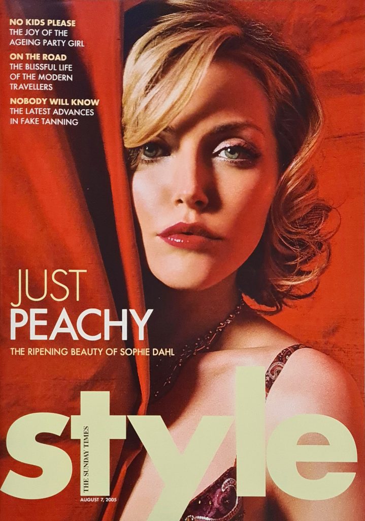 Sunday Times Style Magazine August 7th 2005 – Just Peachy – Suntimes.co.uk