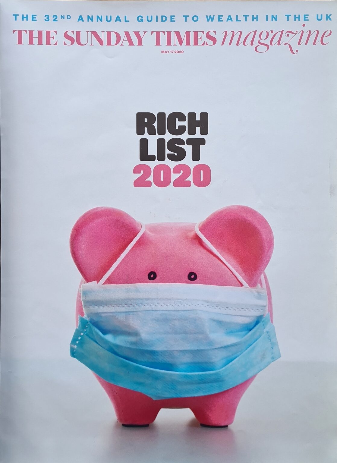 Sunday Time Magazine Rich List May 2020 – Suntimes.co.uk