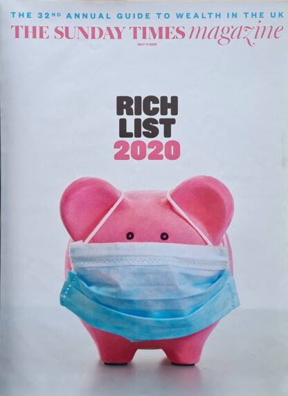 Sunday Time Magazine Rich List May 2020 – Suntimes.co.uk