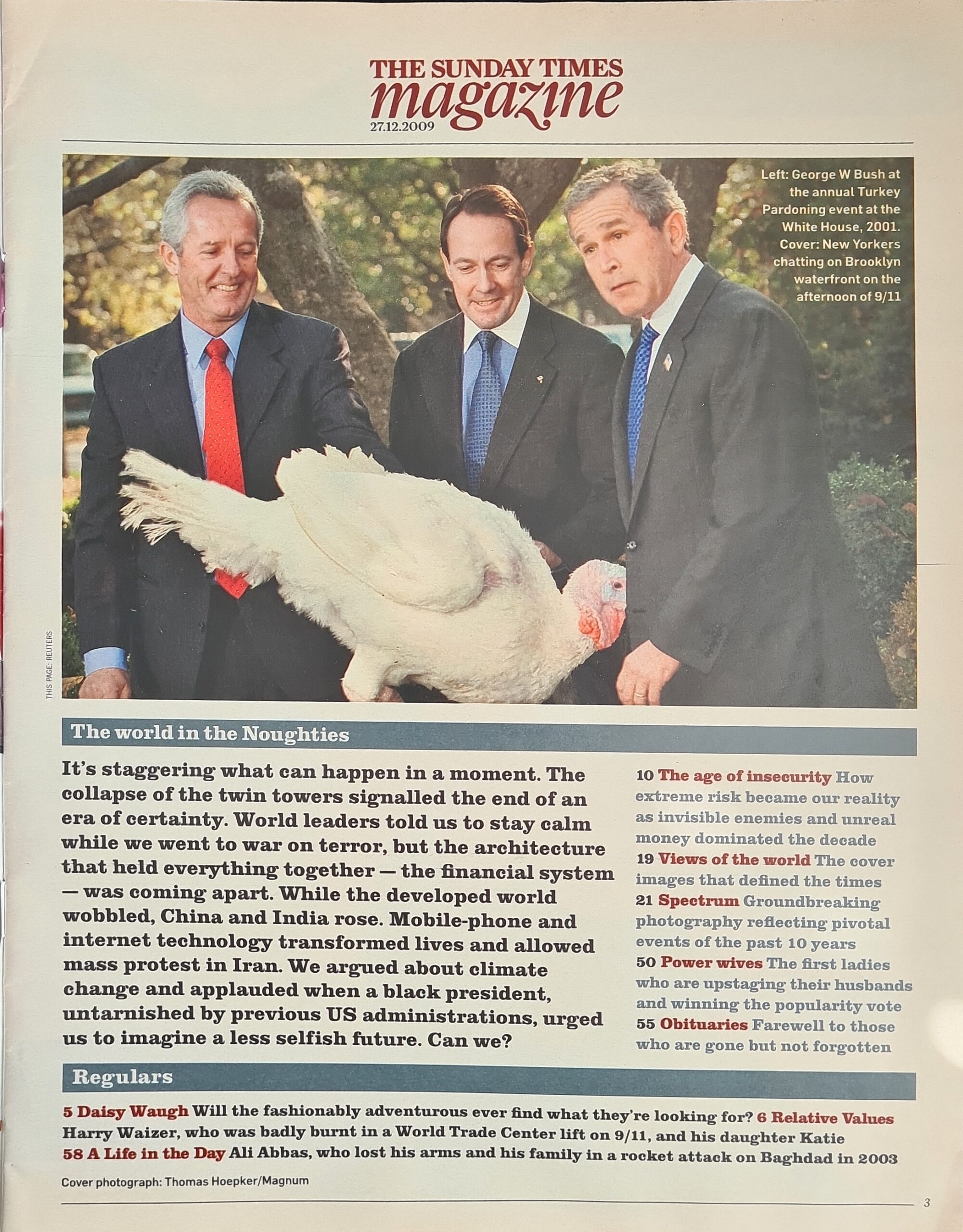 Sunday Times Magazine December 27th 2009 – Suntimes.co.uk