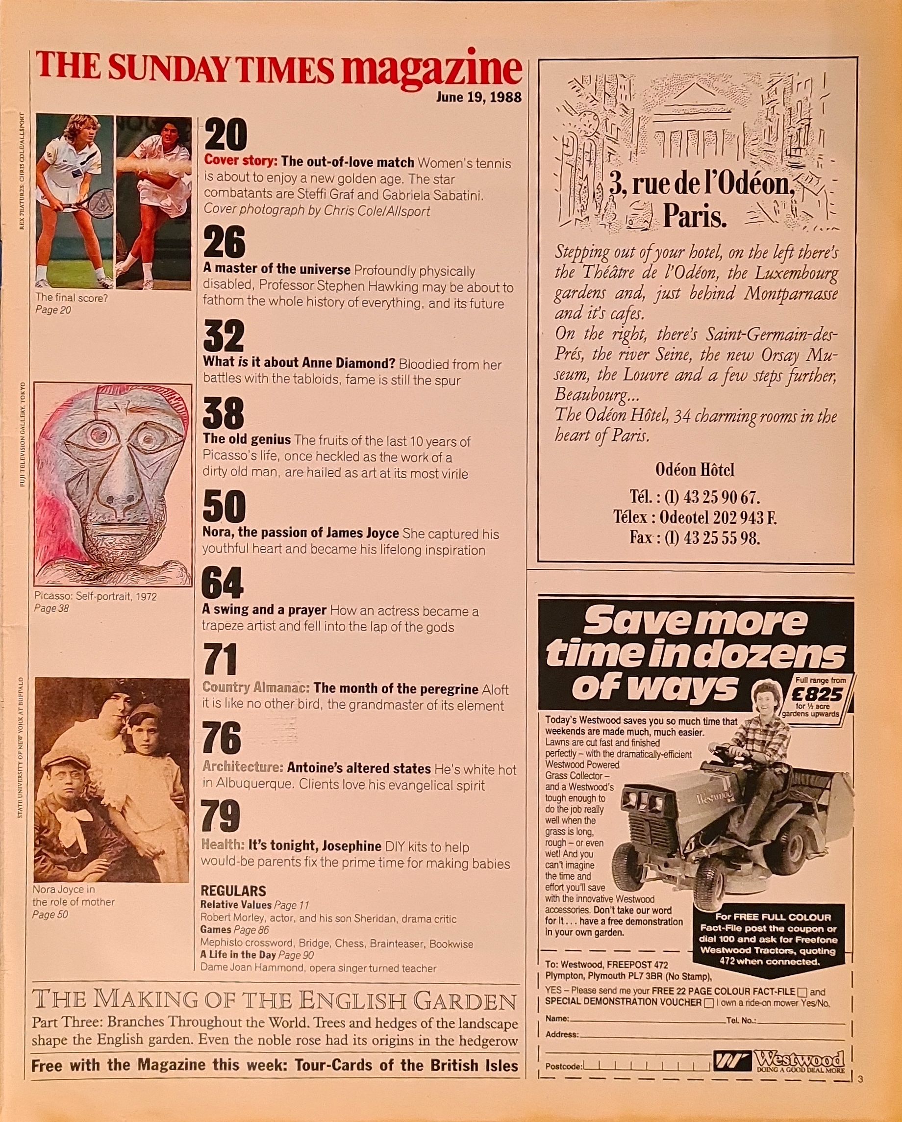 Vintage Sunday Times Magazine June 19th 1988 – Suntimes.co.uk